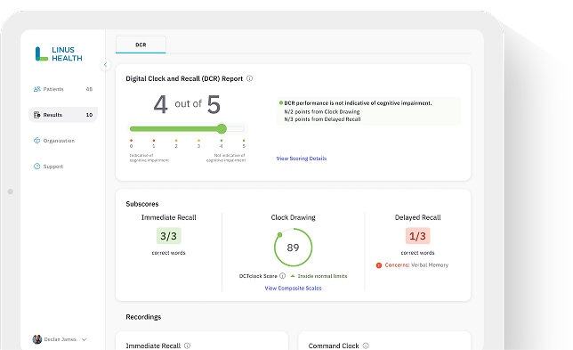Cognitive Assessments, Brain Health Resources | Linus Health